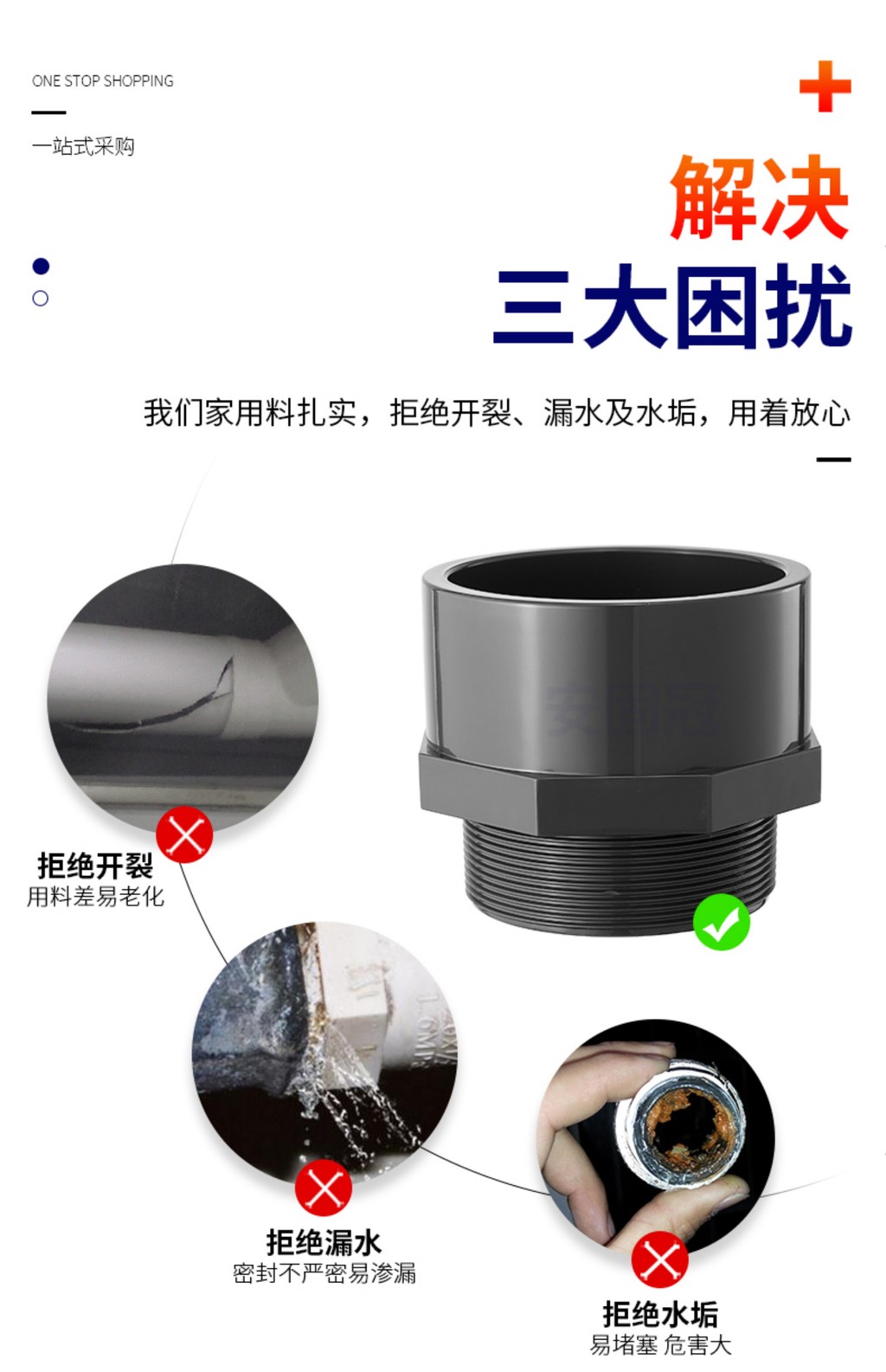 [.666.] UPVC outer teeth fast direct outer wire diameter reduction ...