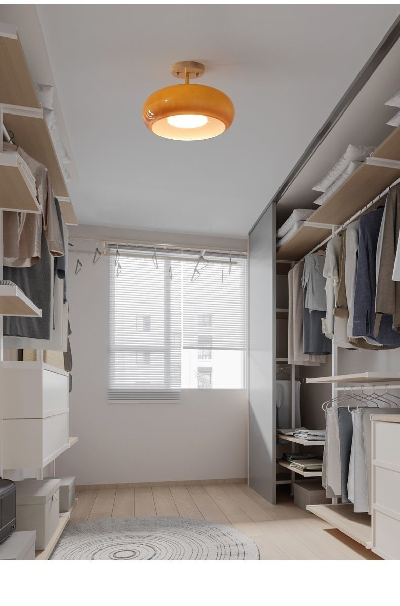 Balcony Cloakroom Perspex Ceiling Light Vintage Entrance Hallway Aisle ...