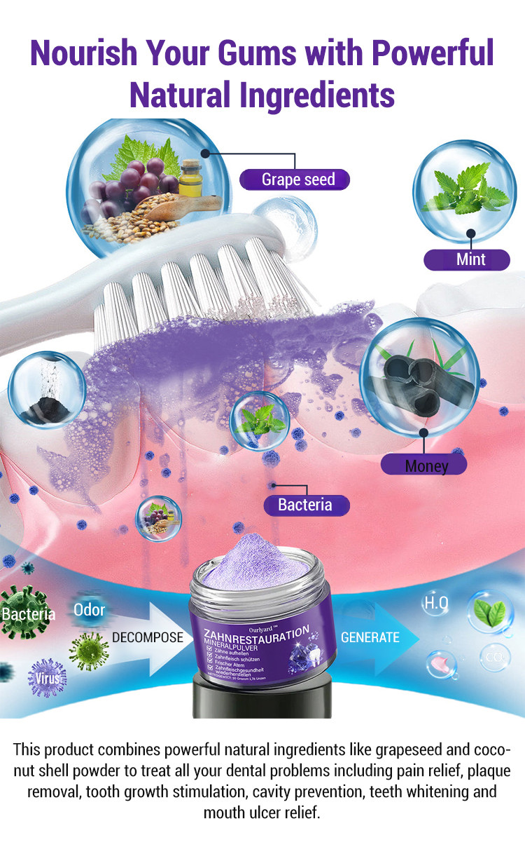 🔥Original Imported🔥【Periodontal Repair/Fresh Breath】Tooth Repair Purple ...