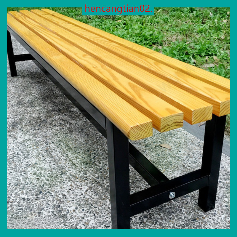 Shoe Bench Solid Wood Bench Chair Changing Room Long Bench Park Outdoor ...