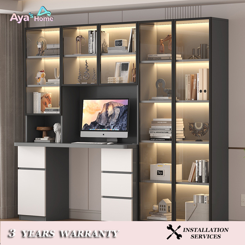 All-in-one Office Computer Study Table With Chest Of Drawers（AYA ...