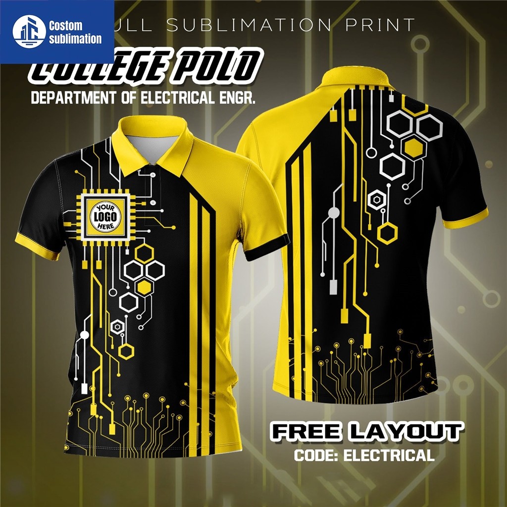Custom Full Sublimation Polo Shirt Quick drying men's and women's polo ...