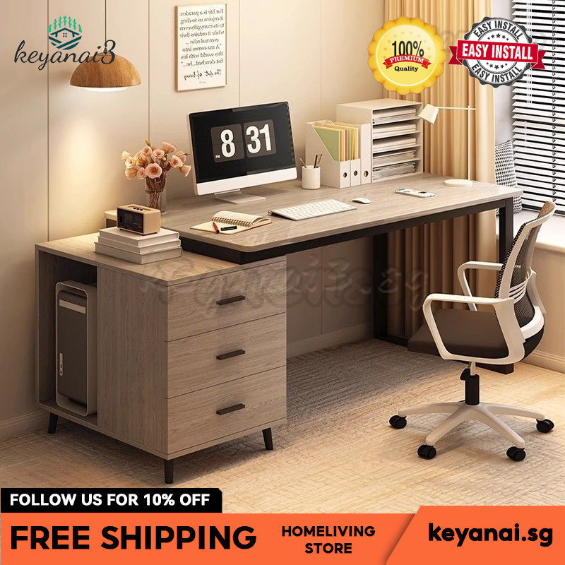 KE Study Table With Round Corners Study Table Computer Desk Electric ...