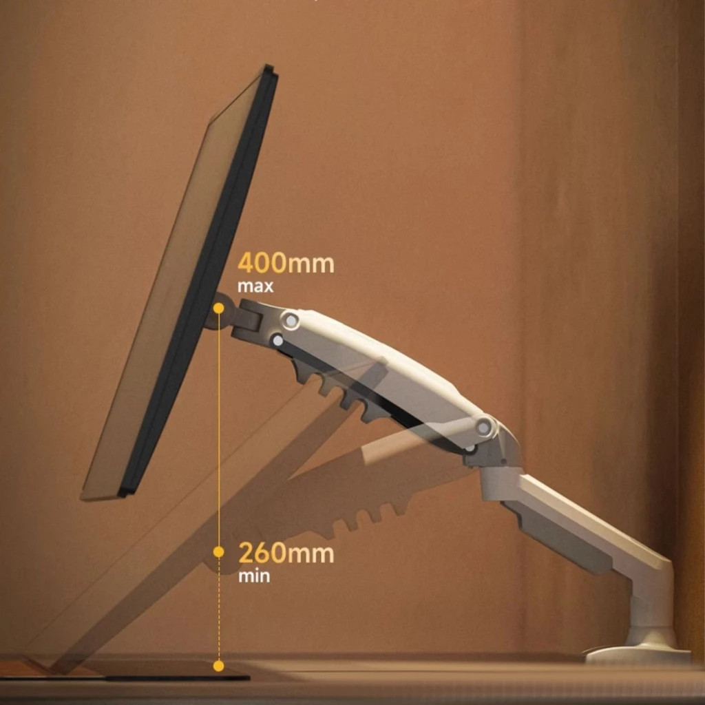 （SG) Adjustable Height Monitor Arm Steel Computer Monitor Bracket ...