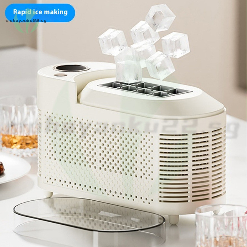 Mini Ice Maker For Home Dormitory Desktop Fully Automatic Mold Portable ...