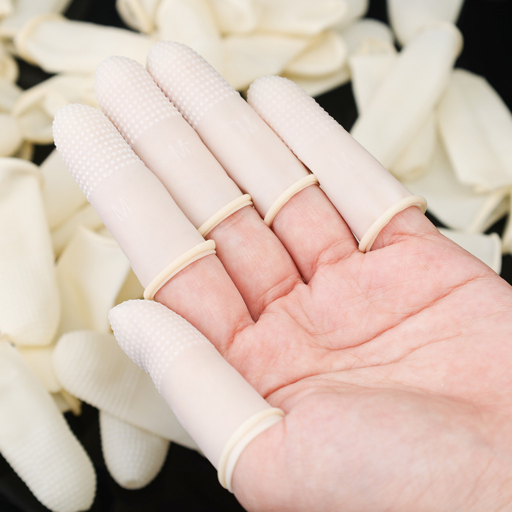 50Pcs Comfortable Flexible Factory Laboratory Fingertips - Multi ...