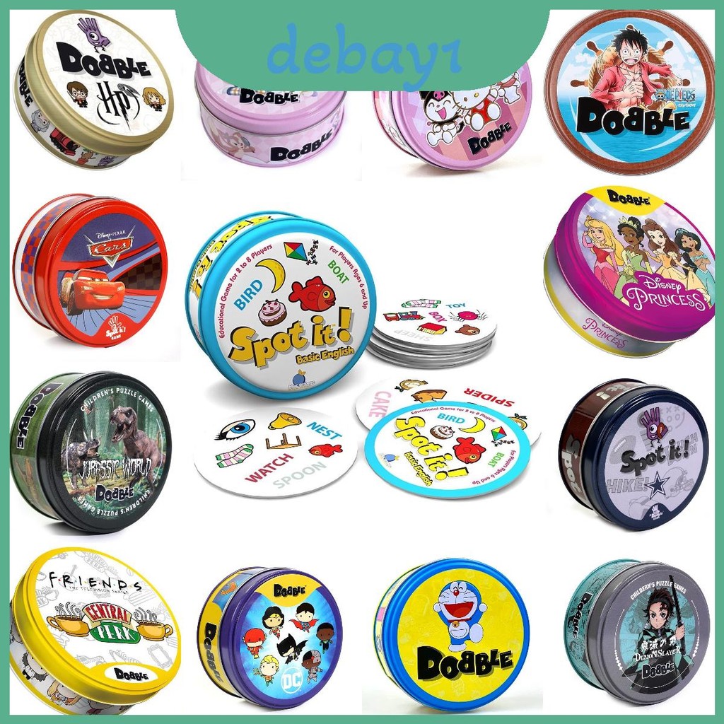 Game It Spot Versatile Game For Emotional Development Dobble Cards ...