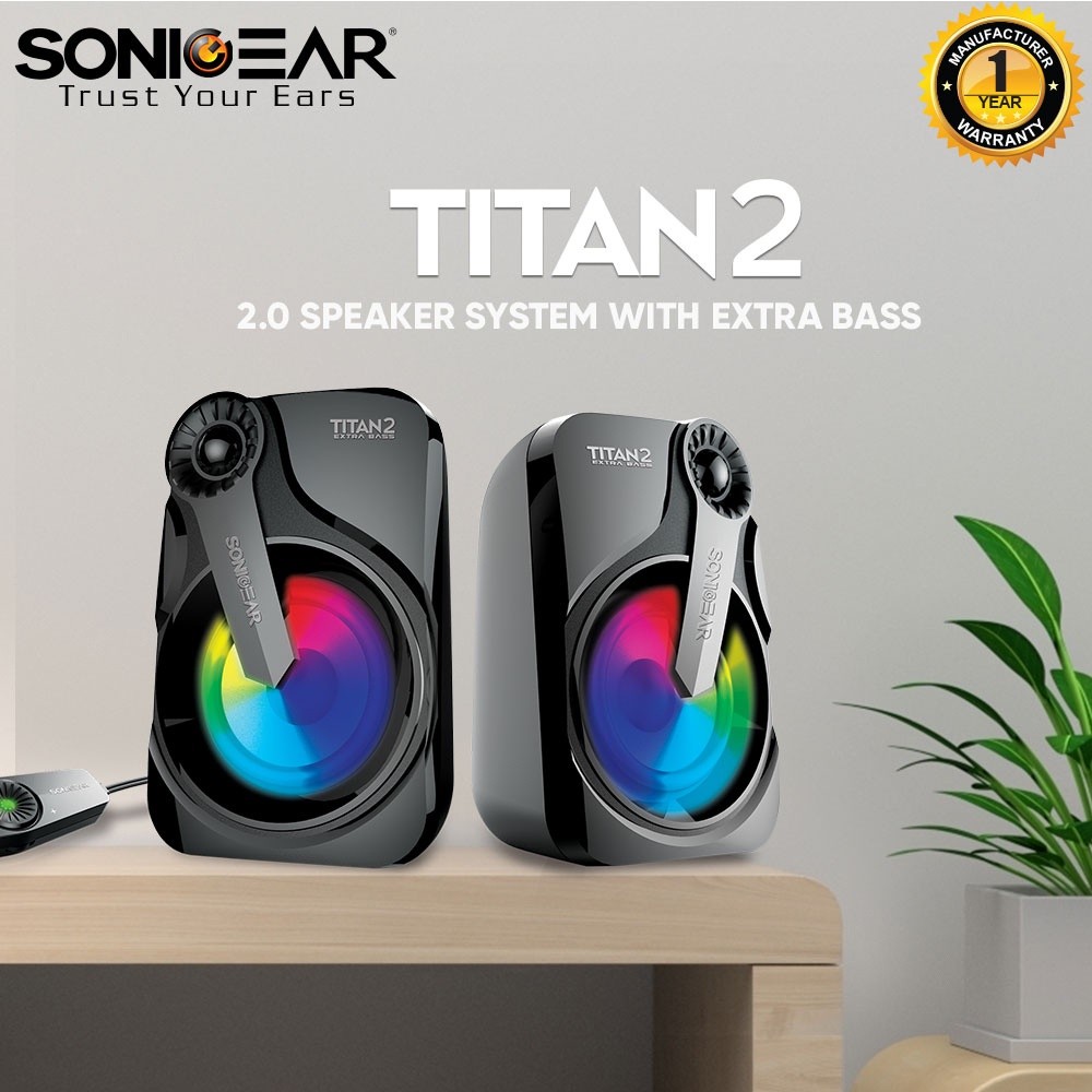 SonicGear Titan 2 USB Portable 2.0 Speaker with Volume Control | 7 ...