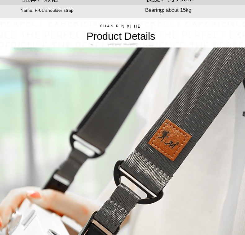 Camera quick release shoulder strap, quick release wrist strap suitable ...