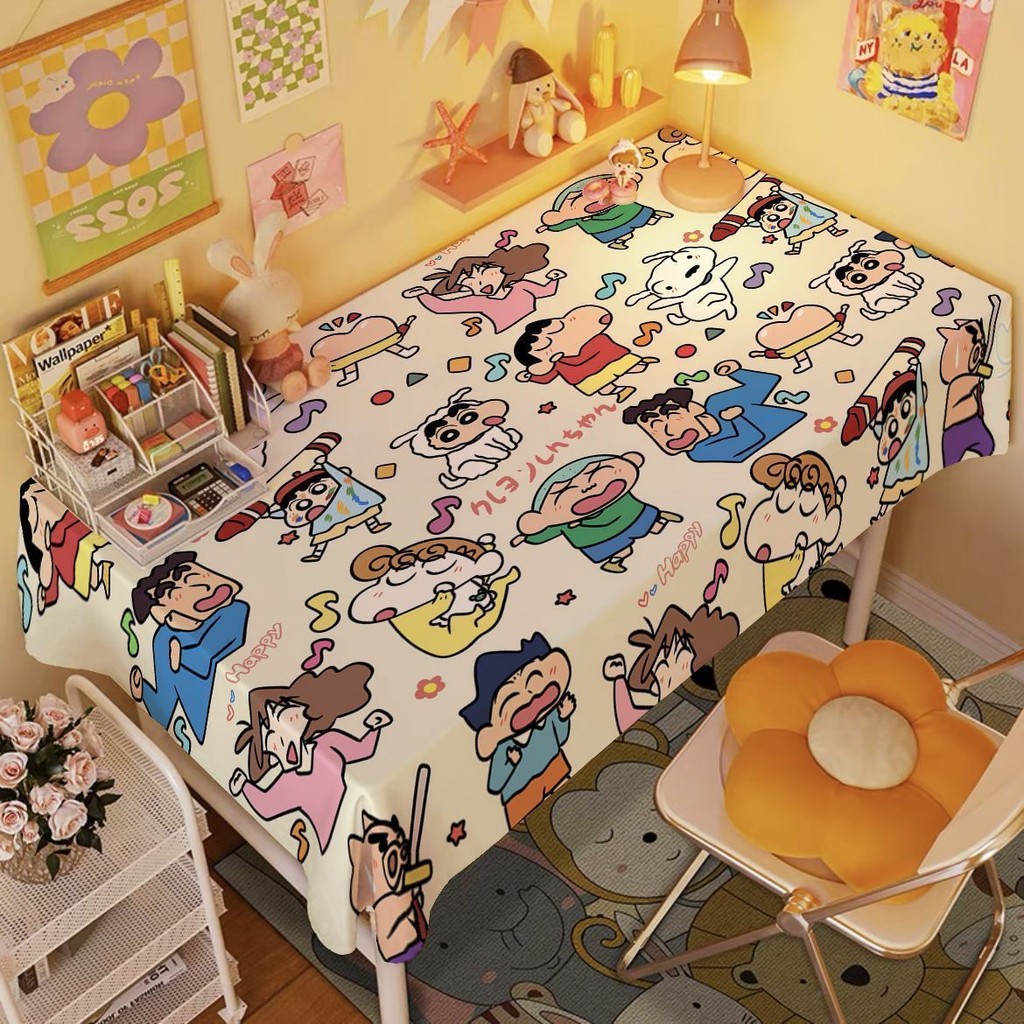 【Fast shipping】table cloth rectangle shin chan table cloth 蜡笔小新 桌布 Cute ...