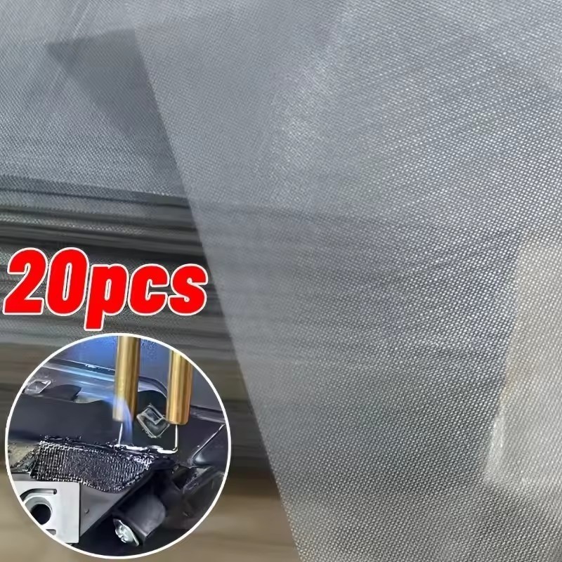Stainless Steel Repair Mesh - Car Bumper Plastic Hole Crack Patches ...