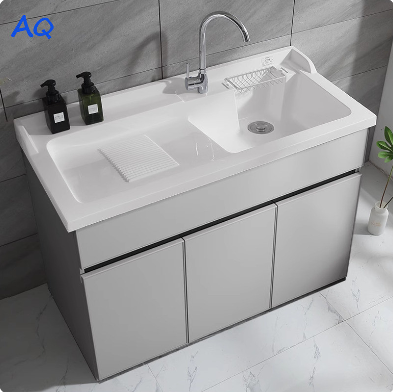 FAQ Bathroom Cabinet Balcony Wardrobe Laundry Combination All-in-one ...