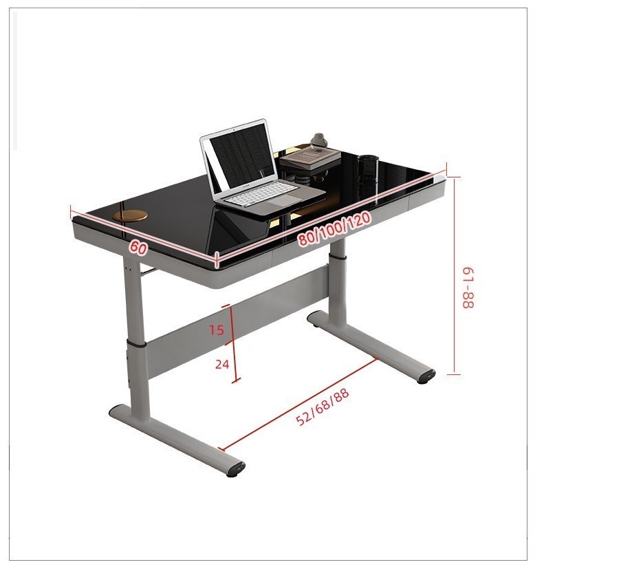 Smart Ergo Height Adjustable Computer Table with Drawers | Ergonomic ...