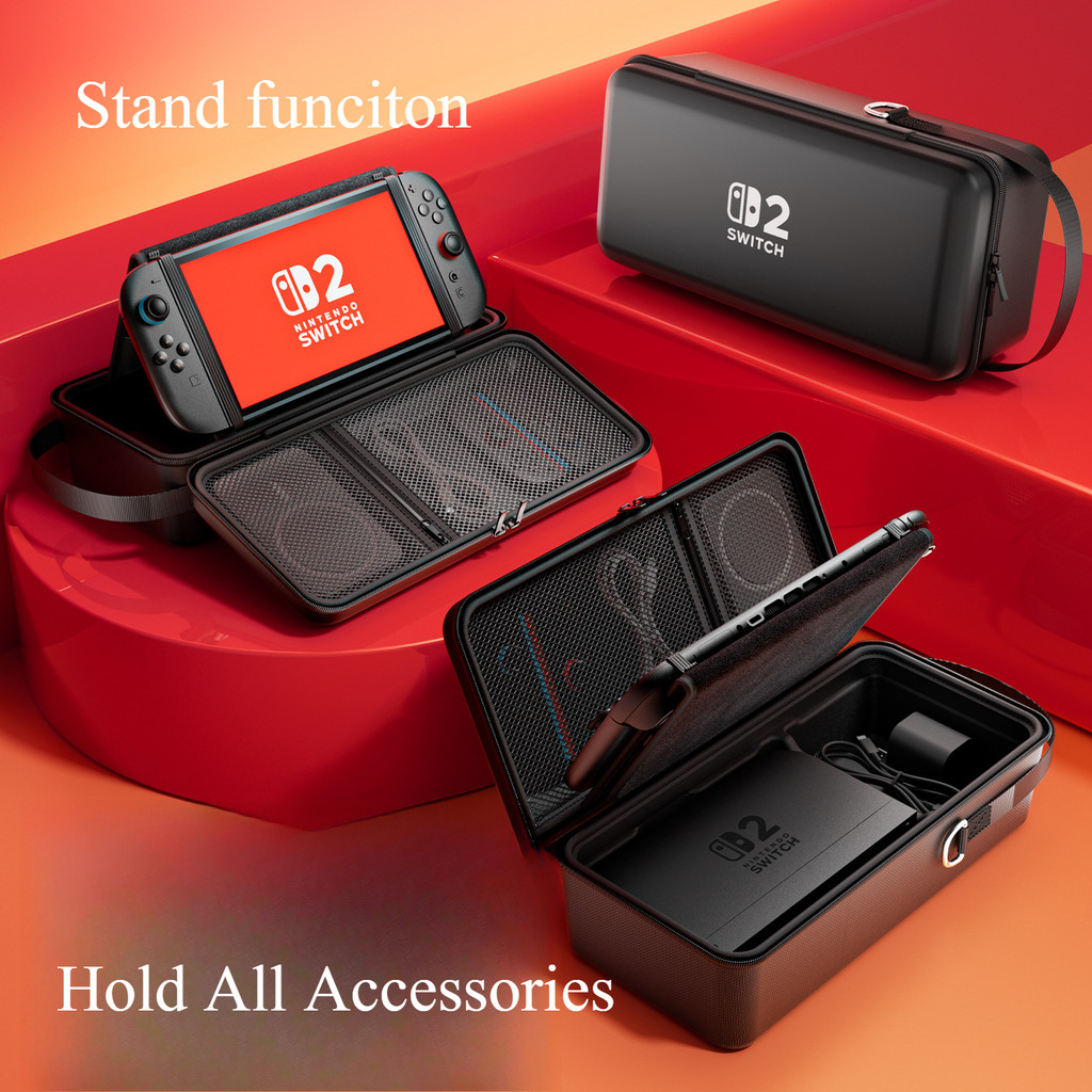 Hard Carrying Case Bag for Nintendo Switch 2 2025 Portable Storage Bag ...