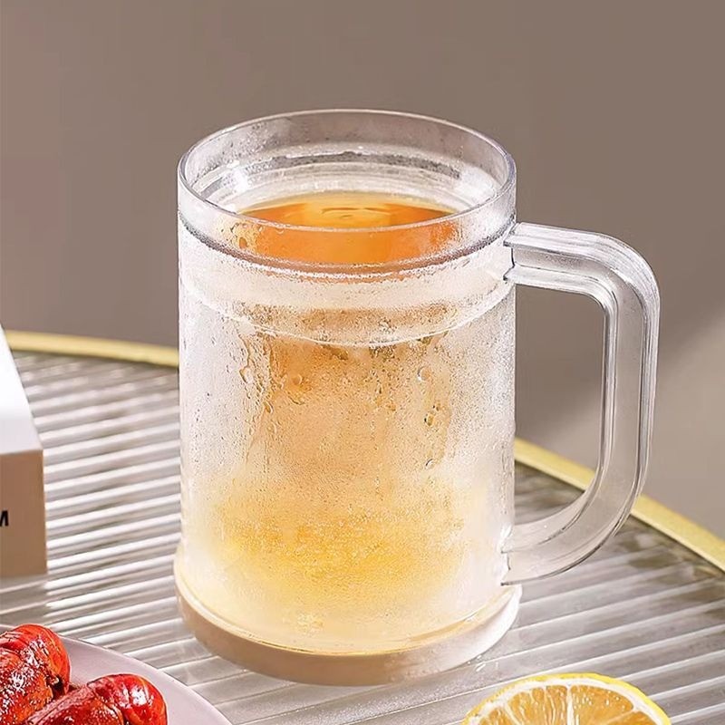 Summer Cooling Beer Cup | 2-Layer Freezable Design 200ml Capacity ...