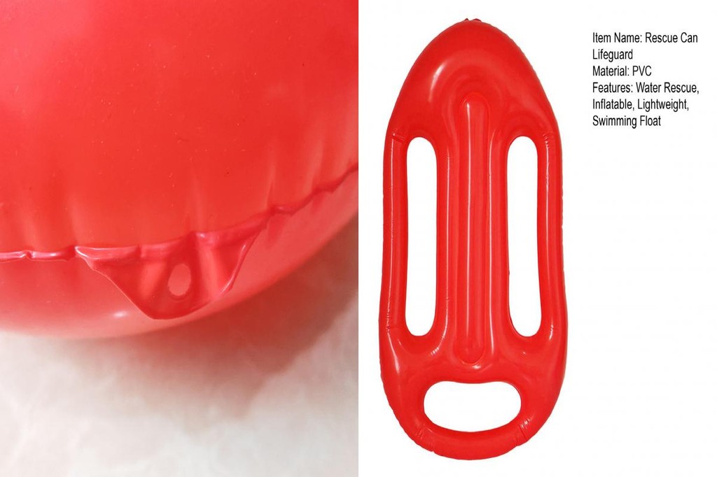 [Fx] Portable Pool Float Mini Inflatable Floating Plate 3-handle ...