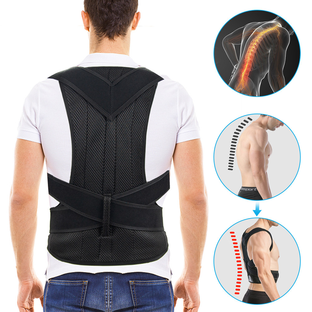 1PCS New Upper Back Posture Corrector Posture Clavicle Support ...
