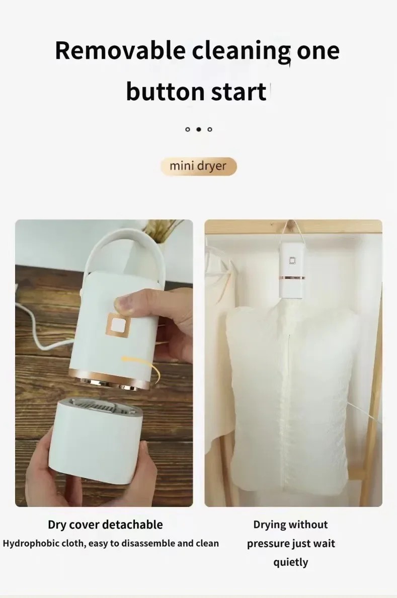 【SG STOCK】 Portable Clothes Dryer Machine Mini Portable Laundry Drying ...