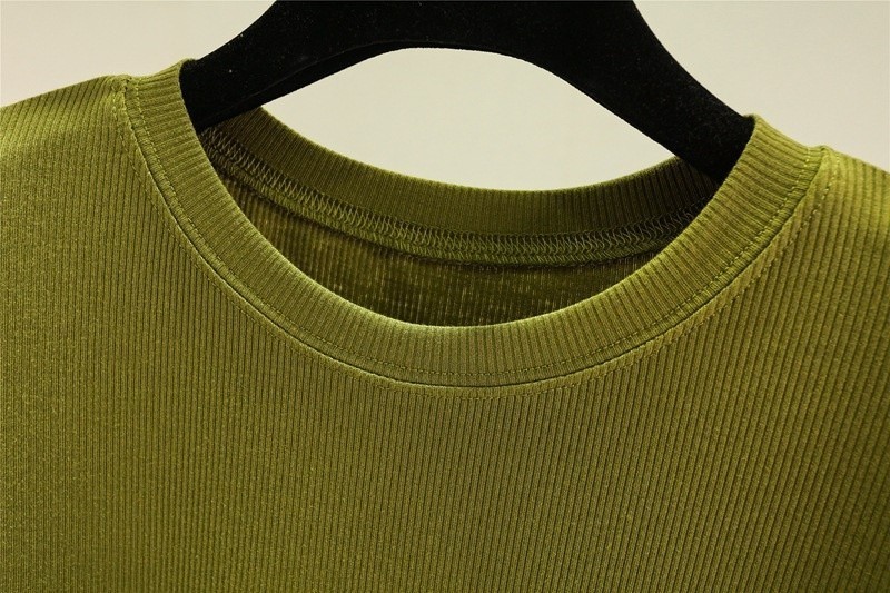 Women Cotton thread t shirt Sleeveless top tshirts Plain Loose shirts ...
