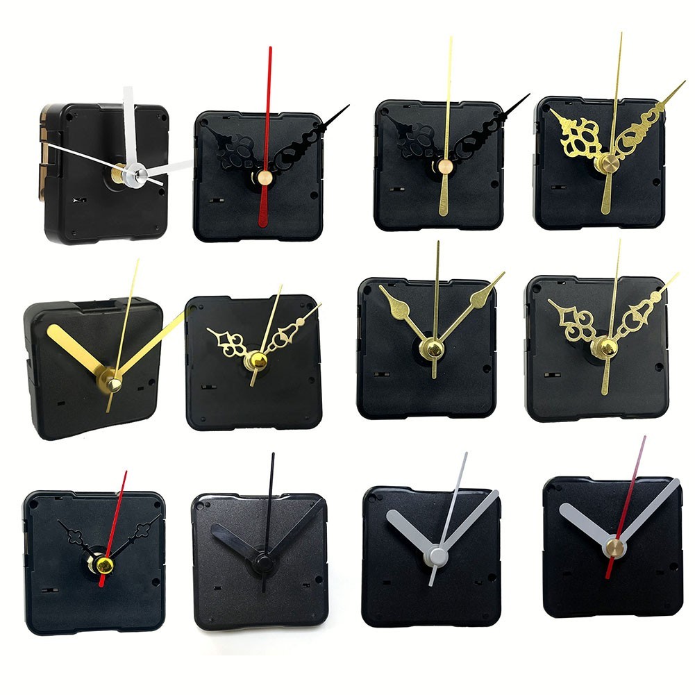 [CL] Silent Quartz Clock Mechanism Kit Long Shaft Fluorescence Clock ...