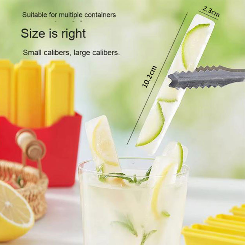 Fries lce Stick Molds With Magnetic Storage Box Easy-Release Fun ...
