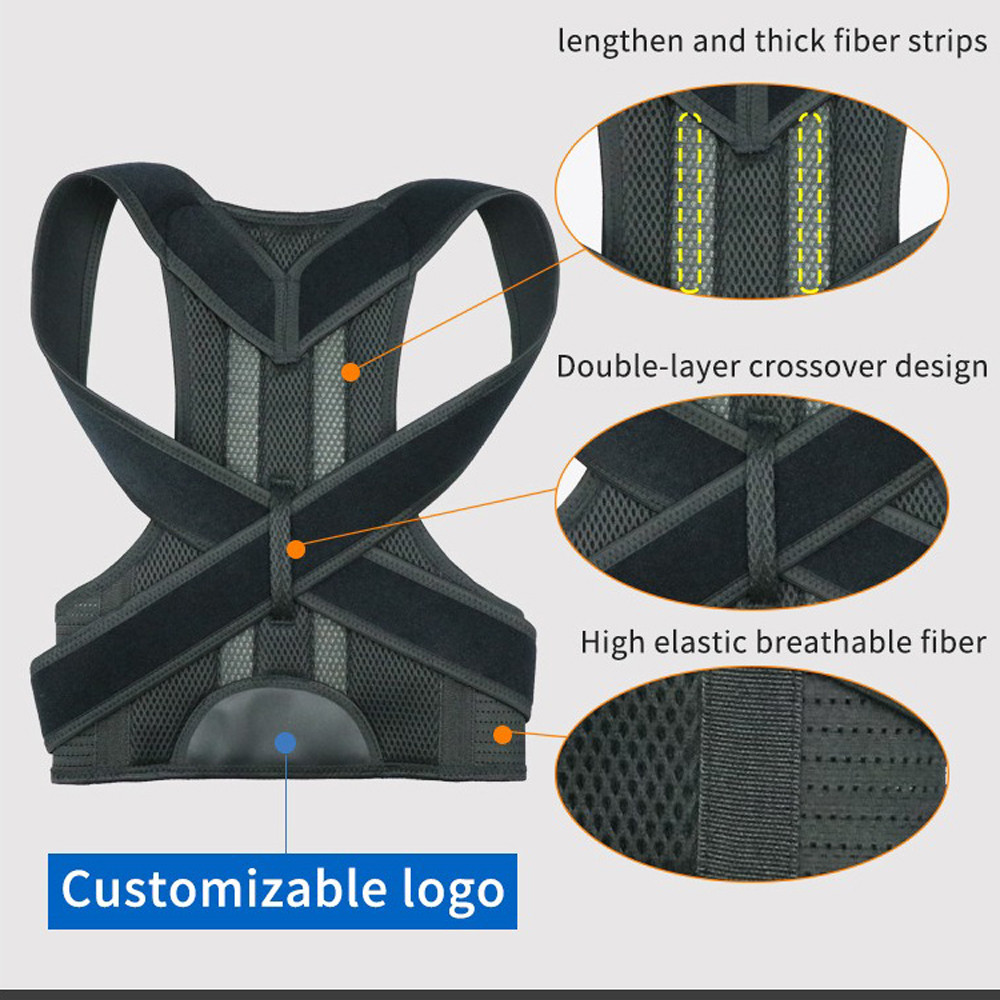 Newest 3XL 4XL Medical Slouching Corrective Orthopedic Scoliosis Spine ...