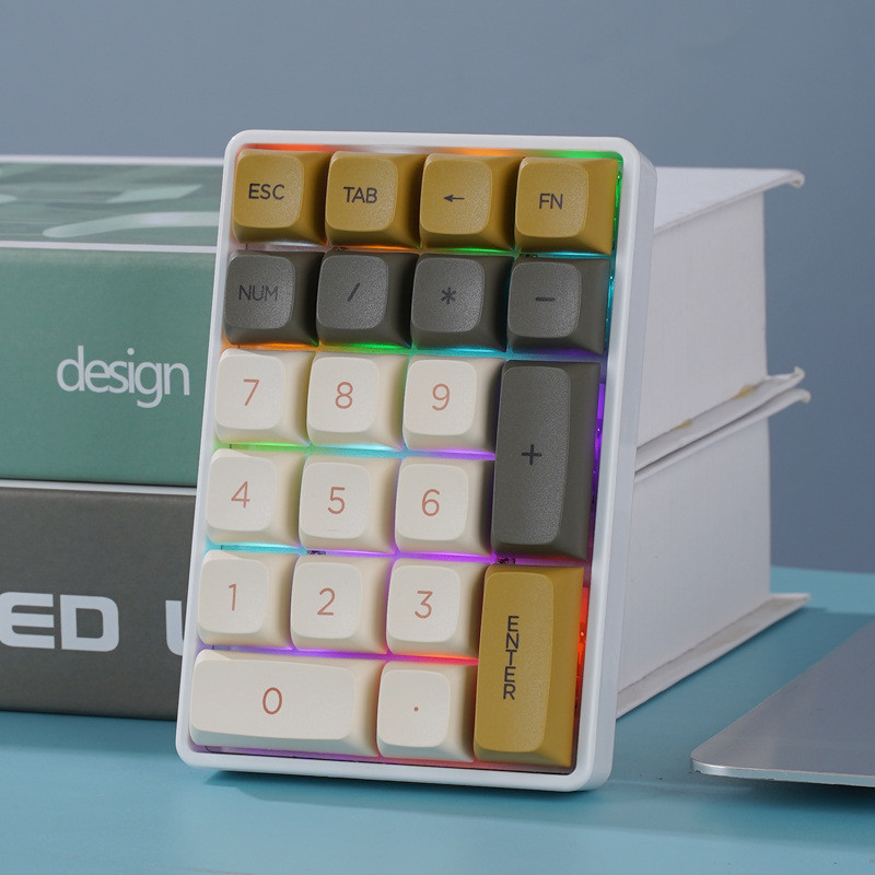 Three-Mode Bluetooth Wireless Mechanical Digital Keyboard 21-Key ...