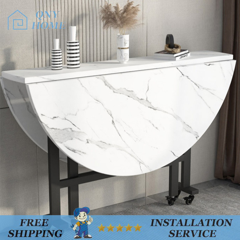 🔥Multi-function🔥 Round Folding Table - Small Household/Folding Dining ...