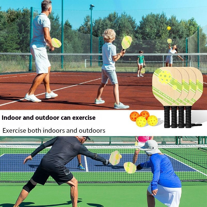 Pickleball Rackets Set Pickleball Paddle Set of 2 Rackets and 4 ...