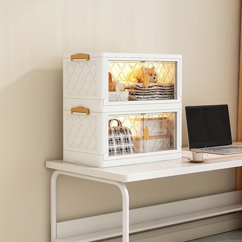 SG Stock Home Living Room Storage Box Bedroom Double Door Wardrobe ...