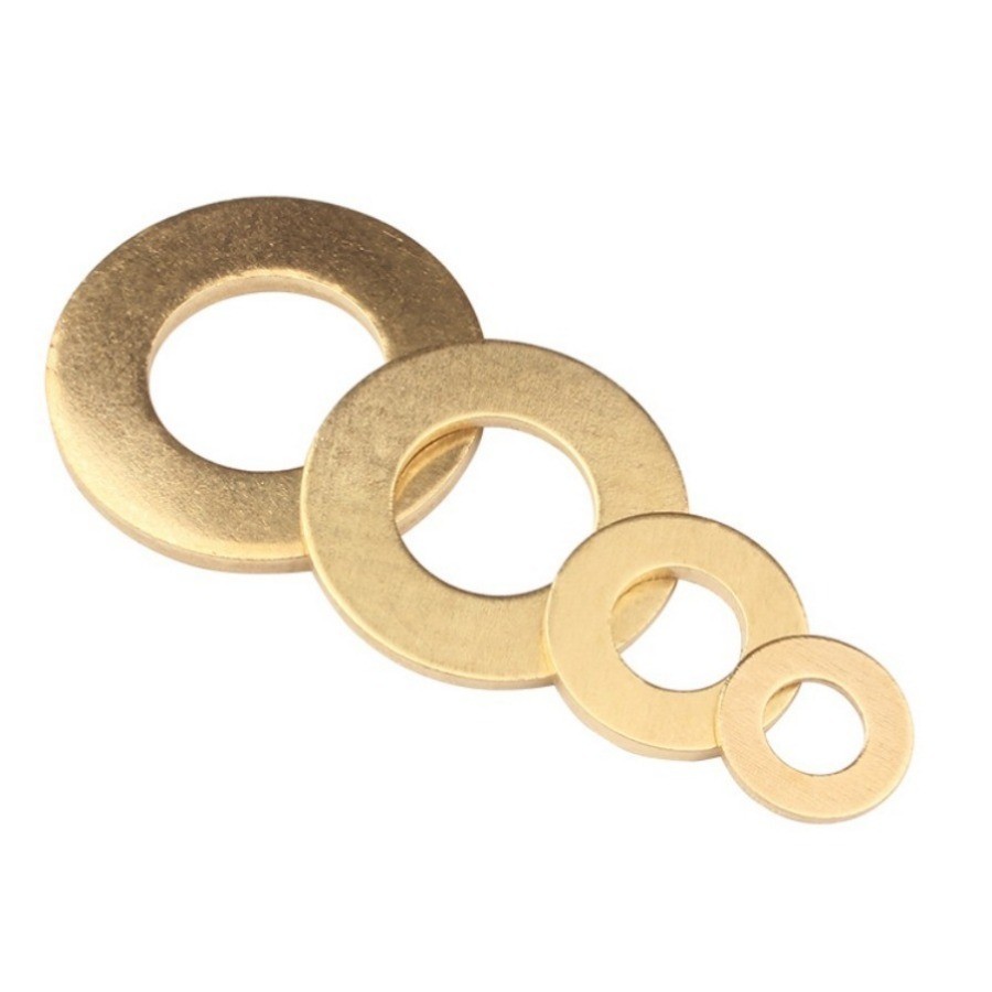 [RL] M3 M4 M5 M6 M8 Copper Washer Flat Round Ring Thick Washers Brass ...