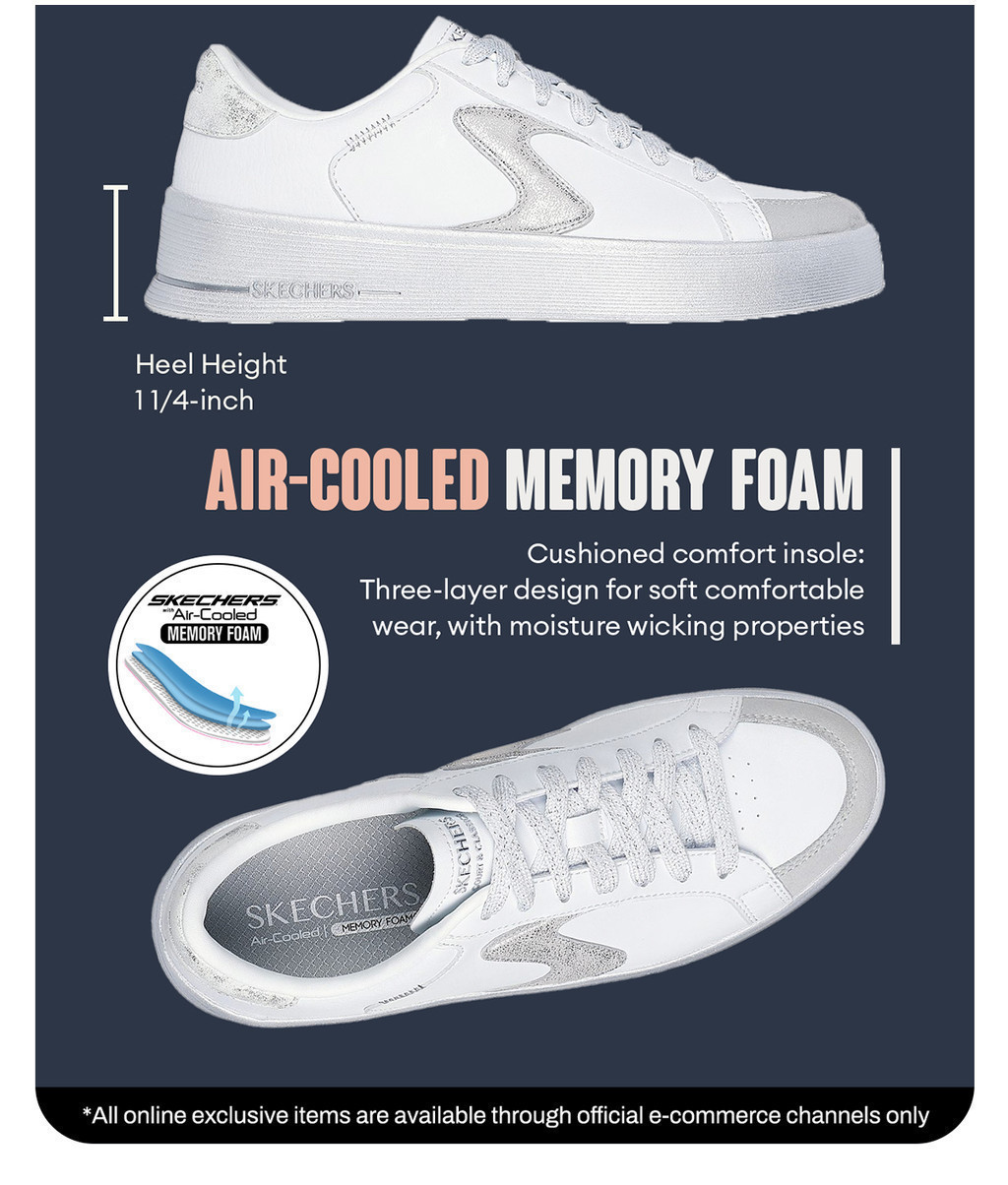Skechers Online Exclusive Women Hiland Quite Chic Shoes - 185170-WSL ...