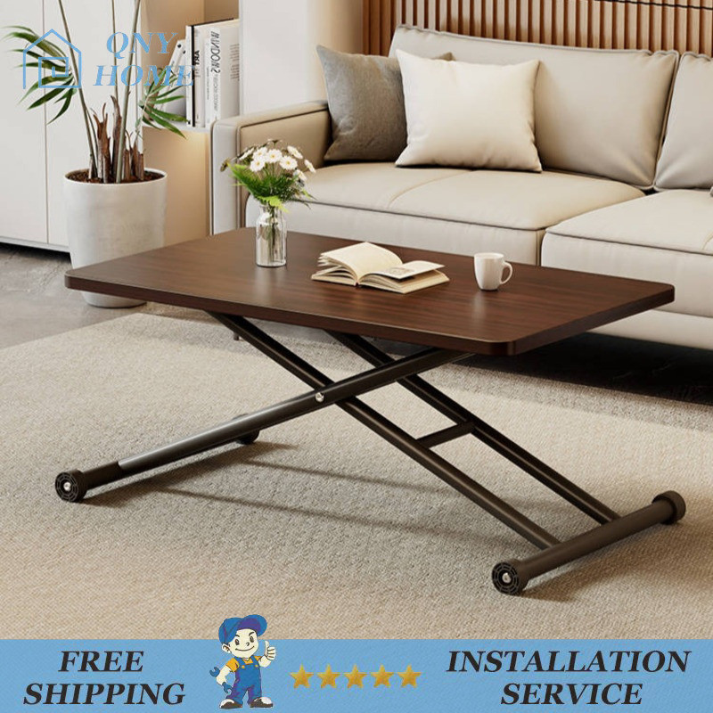 [Foldable] Liftable Table Coffee Table - Home Dining Table/New Folding ...
