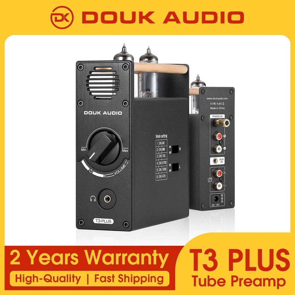 Audio accessories Douk Audio HiFi Vacuum Tube Preamp for MM / MC Phono ...