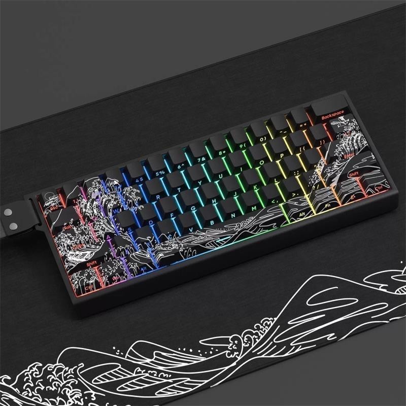 Ukiyo-e Side Keycap High-quality 2D PBT Thermal Sublimation Adapted To ...