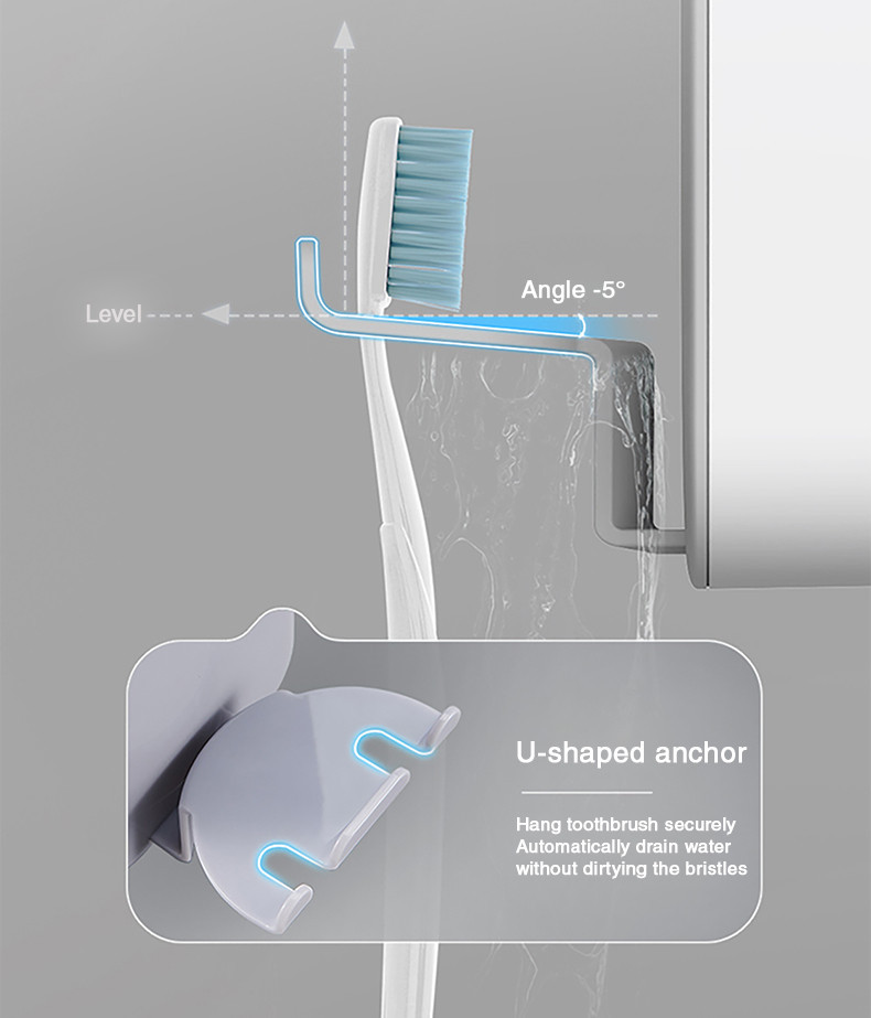 [SG InStock] ECOCO Toothbrush Holder Cup Set Holder + Cup 牙刷架杯組 牙刷架 ...