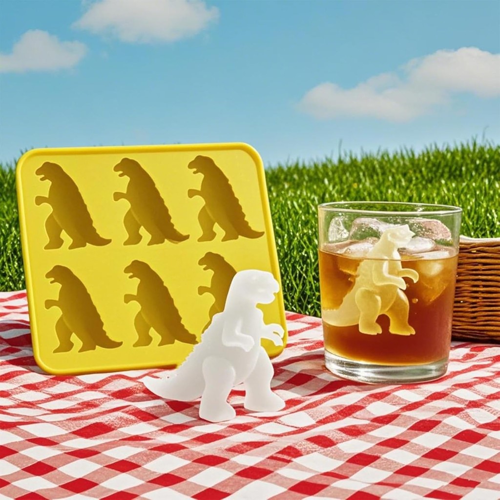 Creative 3D Printed Godzilla-Shaped Ice Mold, Monster Ice Mold ...