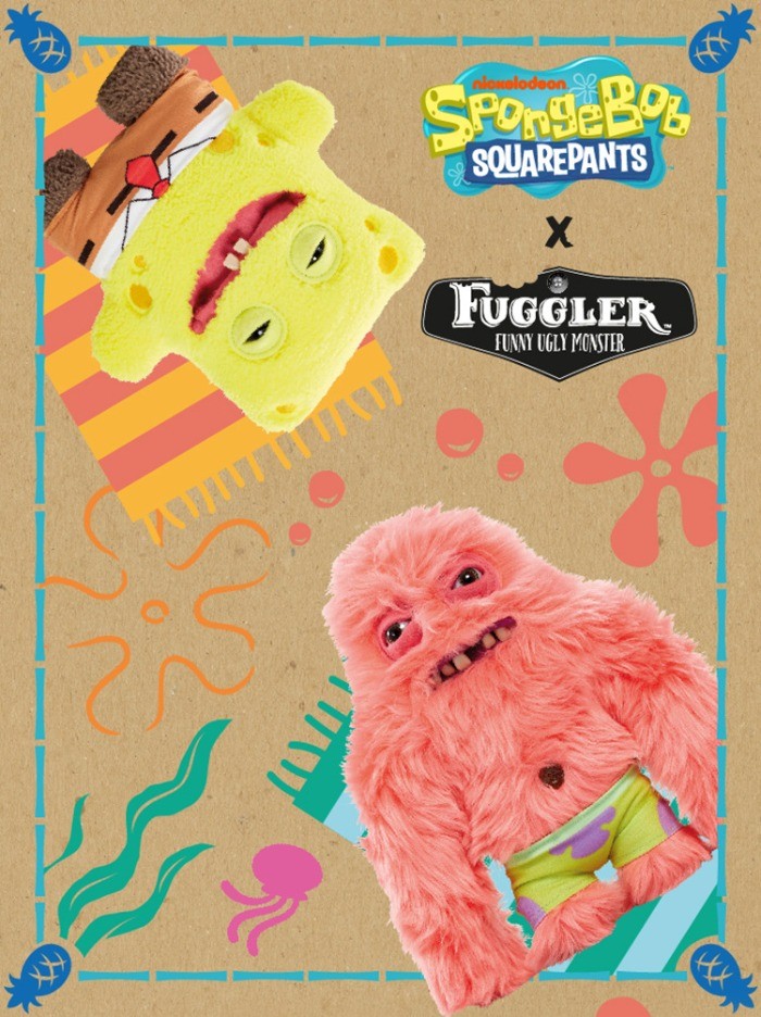 Fuggler SpongeBob SquarePants Official Co-Branded Dolls Playing Teeth ...