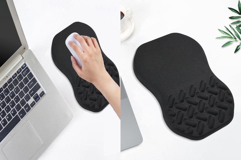 [Ft] Ergonomic bilateral slope support keeps the wrist and mouse at a ...