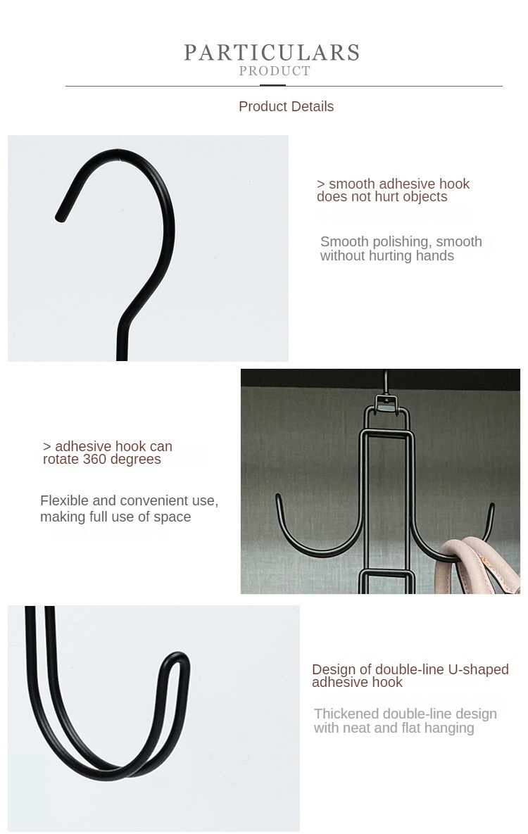 【SG Seller】Rotating Bag Hanger Multi-layer Hook Storage /Organiser ...