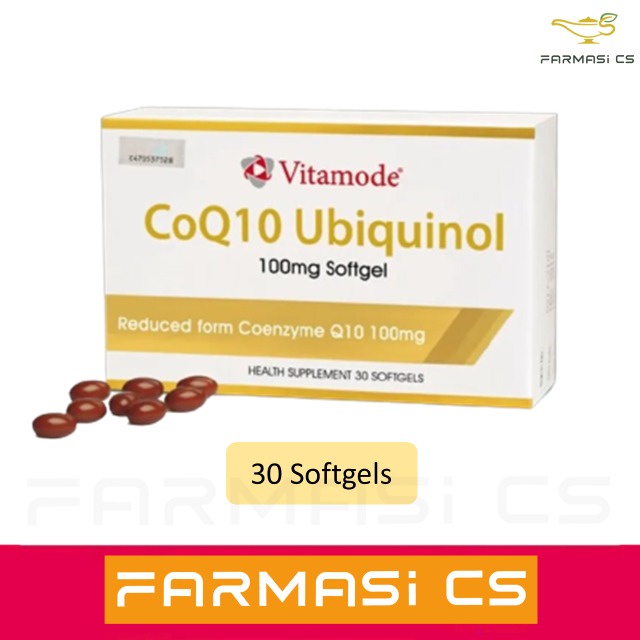 Vitamode CoQ10 Ubiquinol 100mg 30 softgels EXP:12/2025 [ Co q10 / Coenzyme Q10 ] | Shopee Singapore