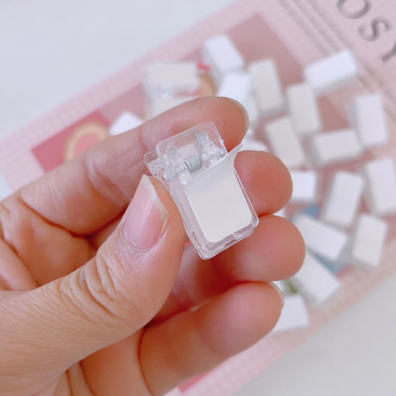 [Wholesale Price]Transparent Double Side Adhesive Spring Clip / Plastic ...