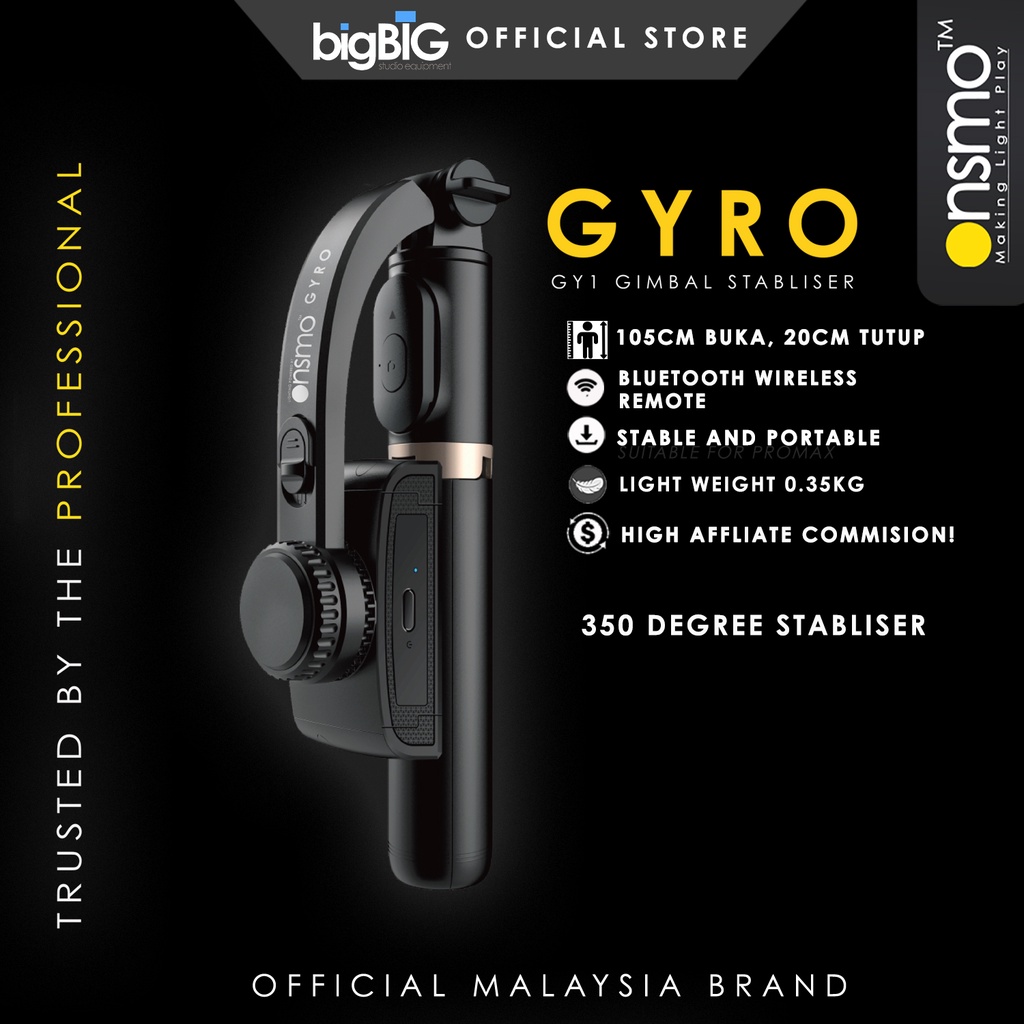 Onsmo Stabiliser Gimbal Gyro Gimbal Selfie Stick Selfie Tripod for ...