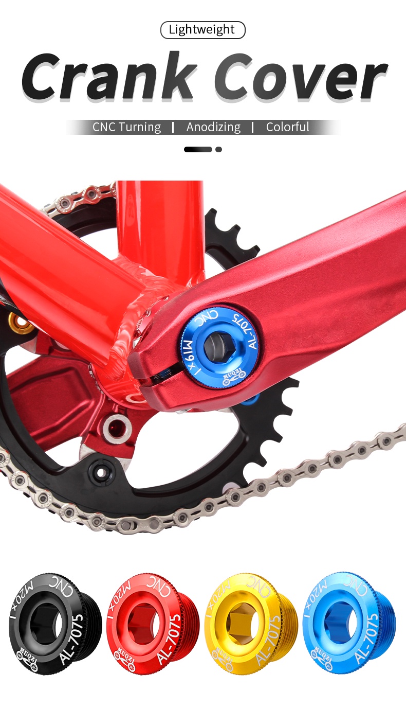MTB Bike M15 M18 M19 M20 Cranks Screw CNC 7075 Aluminum Alloy Crankset ...