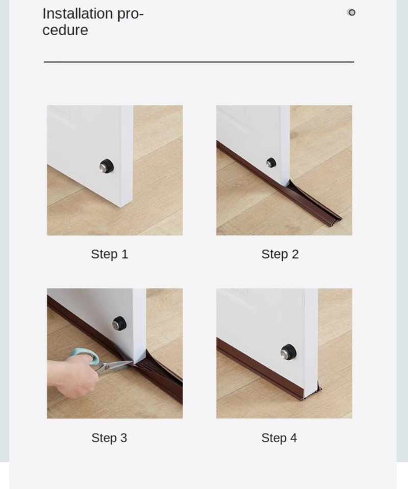 New Style Can Be Adjusted Up Door Bottom Door Seam Sealing Strip ...