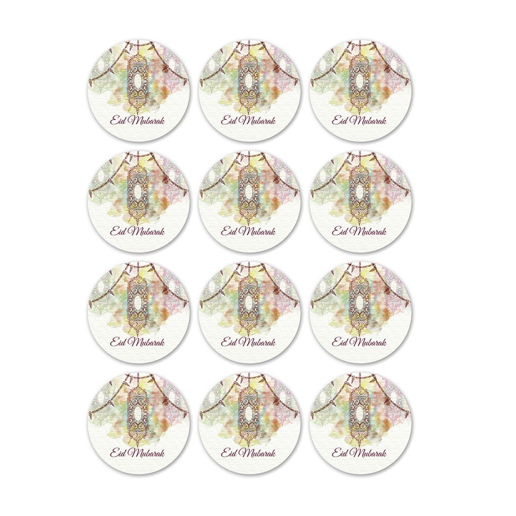 Multi Style Raya Stickers Ramadan Hari Raya Aidilfitri Decor EID ...