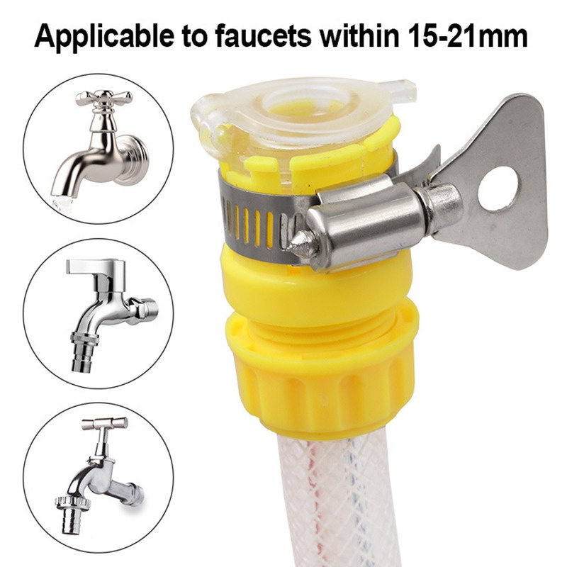 4 Tap Special Water Stop Valve Connector/ Snap Type Automatic Water ...