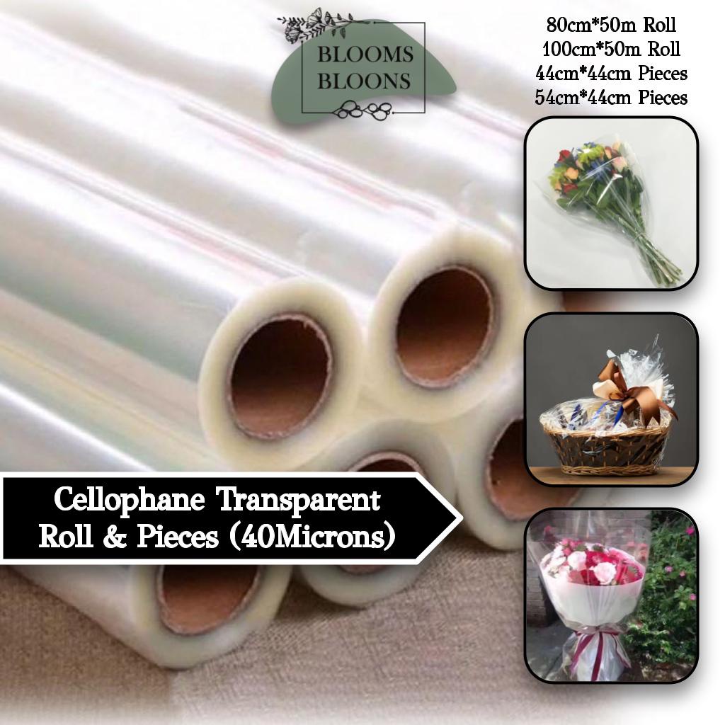 [SG] Big Roll 50m Transparent Cellophane Roll OPP Plastic | Hamper Wrap ...