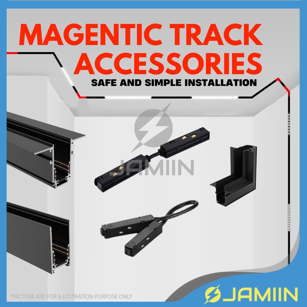 MAGNETIC Track Light System Recessed Magnetic Track Lighting Linear ...