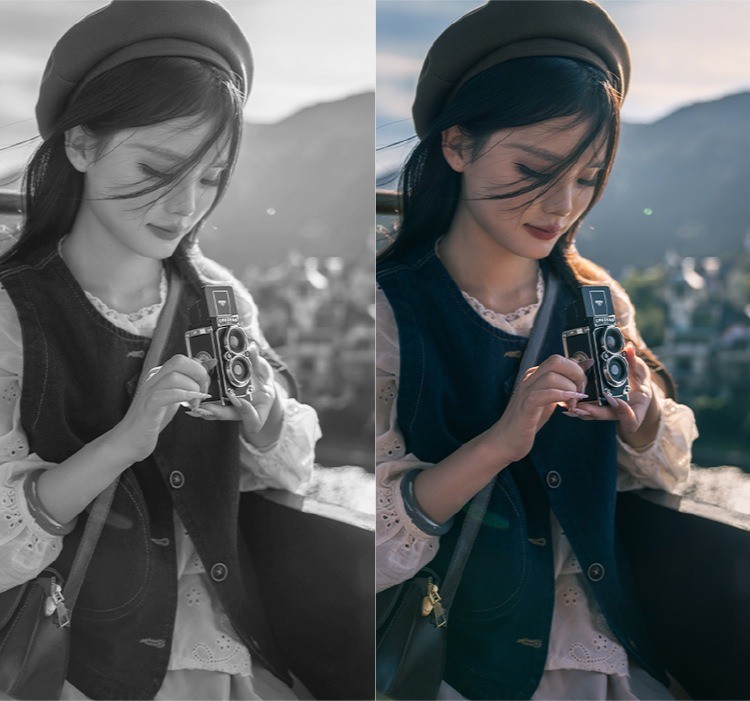 CHUZHAO M1 Retro Twin-Lens Digital Camera – CCD Effect, HD, Vlog ...